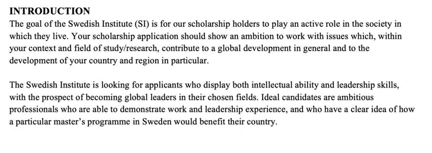 My 4 biggest lessons-learned when applying for the Swedish Institute ...